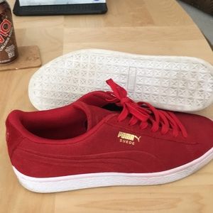 Puma | Shoes | Mens Puma Suede Dark Red Size 9 | Poshmark